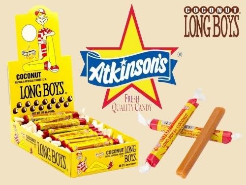Atkinsons Coconut Long Boys 48ct - GrabOurNuts.com